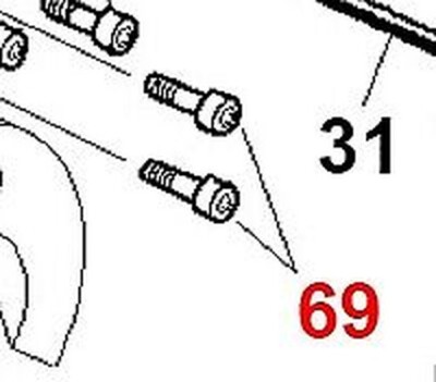 Screw Tcei M10x35 Uni 5931 Geomet32 Original Gianni Ferrari 00.90.07 ...