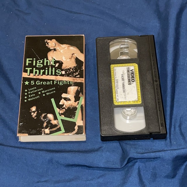 RARE Fight Thrills VHS 5 Great Boxing Fights 1987 Video Treasures for ...