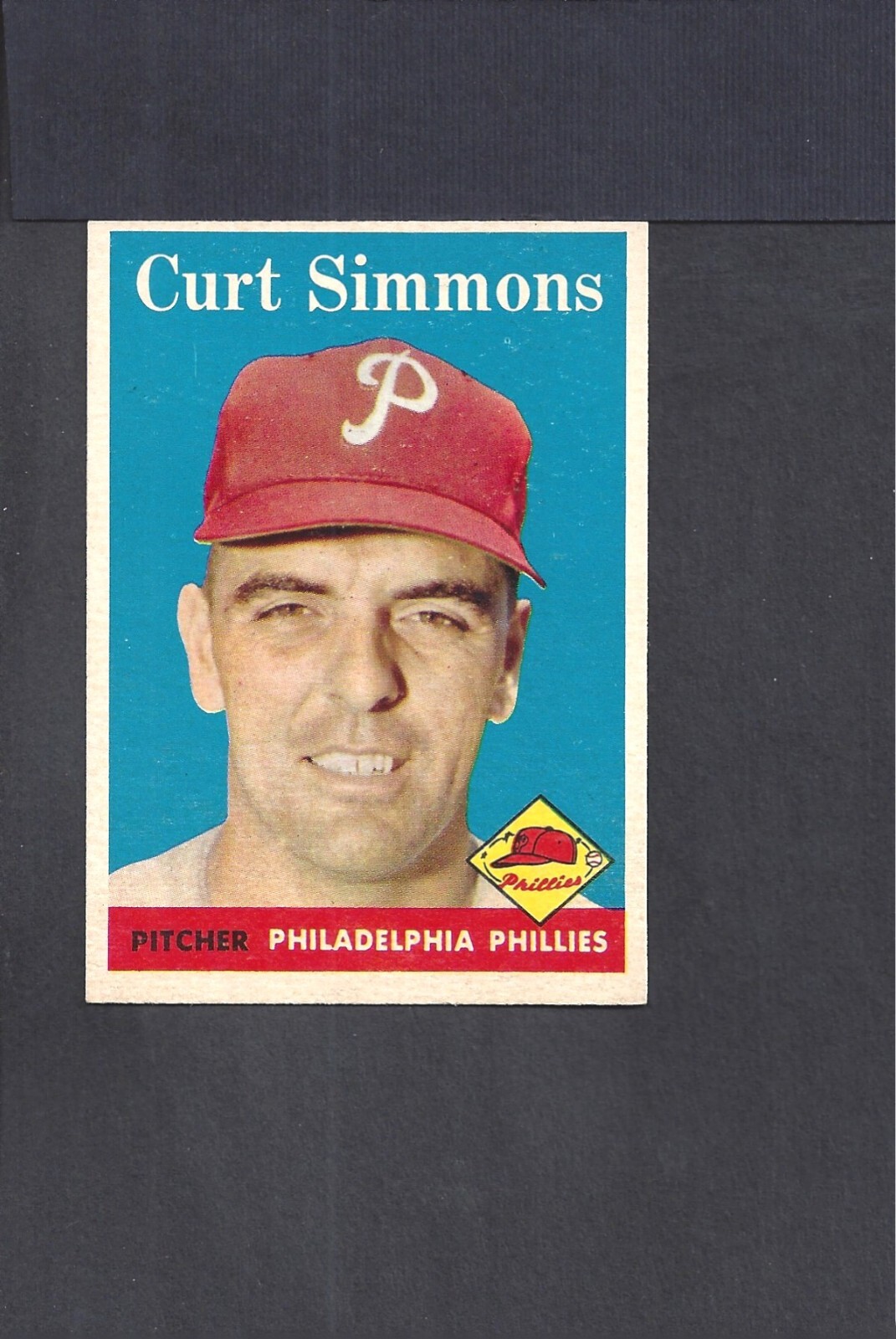1958 TOPPS #404 CURT SIMMONS-4--BV $20--PHILLIES--NO CREASES--NR/MT | eBay