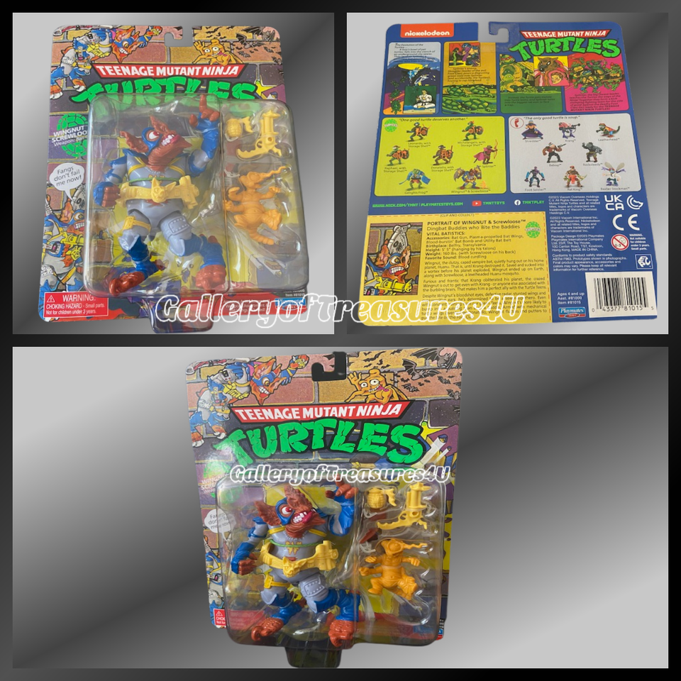 Retro Teenage Mutant Ninja Turtles Classic Scale Tails Chrome Dome ...