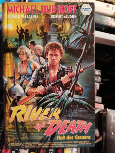 VHS Rarität: MICHAEL DUDIKOF in RIVER OF DEATH (1989) UNCUT & HARTBOX ...