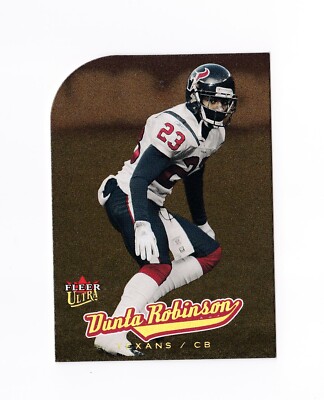 2005 Ultra Gold Medallion #172 Dunta Robinson Houston Texans South ...