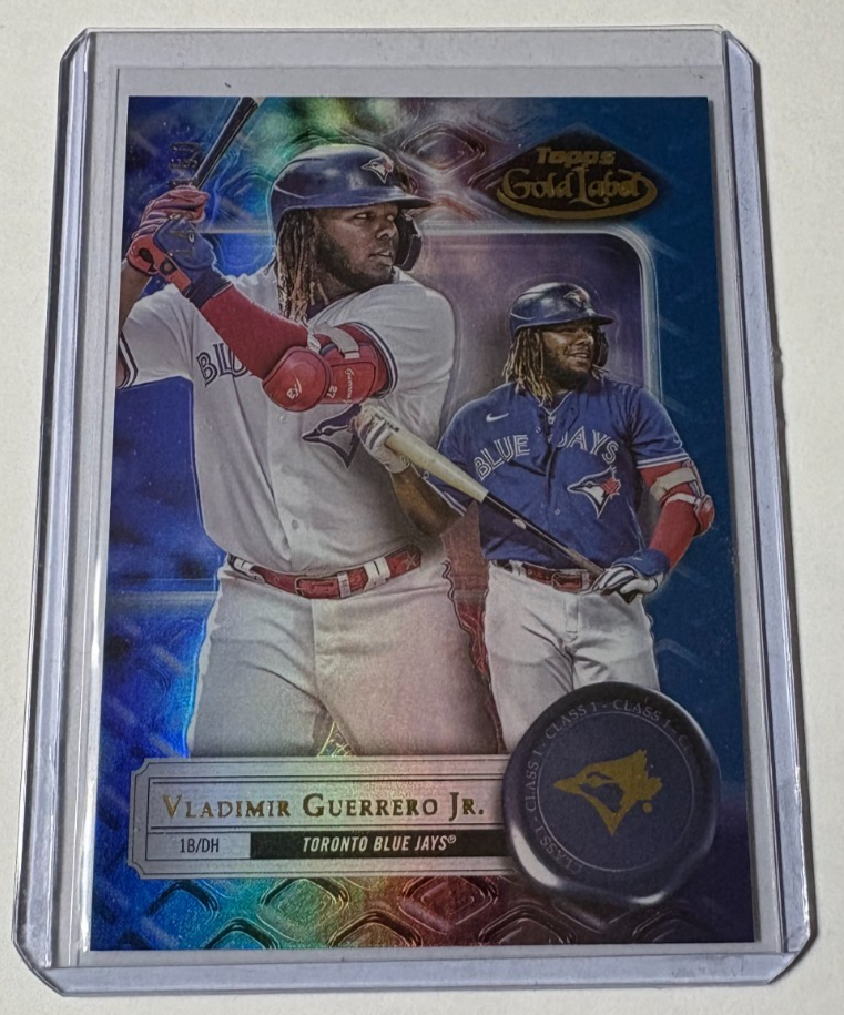 2022 TOPPS GOLD LABEL CLASS 1 BLUE #28 VLADIMIR GUERRERO JR * BLUE JAYS ...