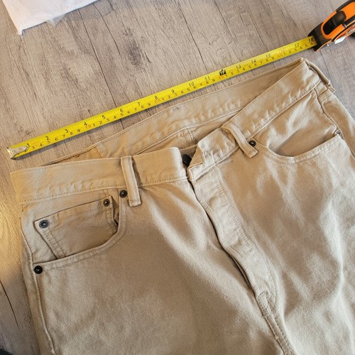 Levis Jeans Mens 34x30 Tan Beige 501 XX Button Fly Straight Leg Khaki ...
