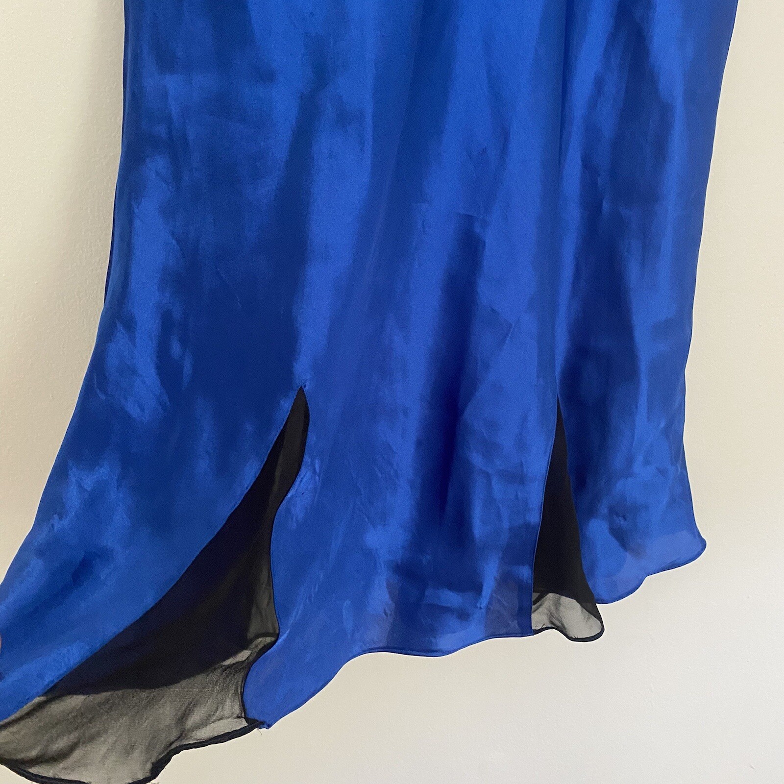 Victoria’s Secret Vintage Gold Label Blue Black Shear Lingerie Large ...