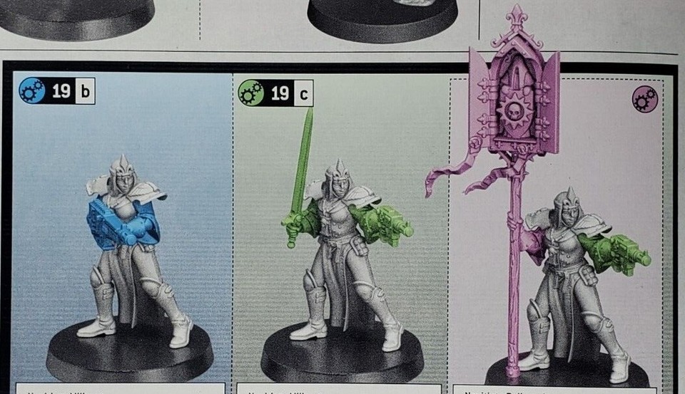 Kill Team Novitiates Adepta Sororitas Warhammer 40k Single Figures ...