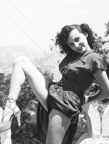 1960s Pinup Outdoors Donna Brown Holding her dress up high 8 x 10 Photograph | eBay