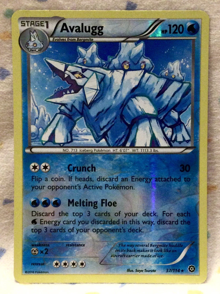 Avalugg Pokemon Card