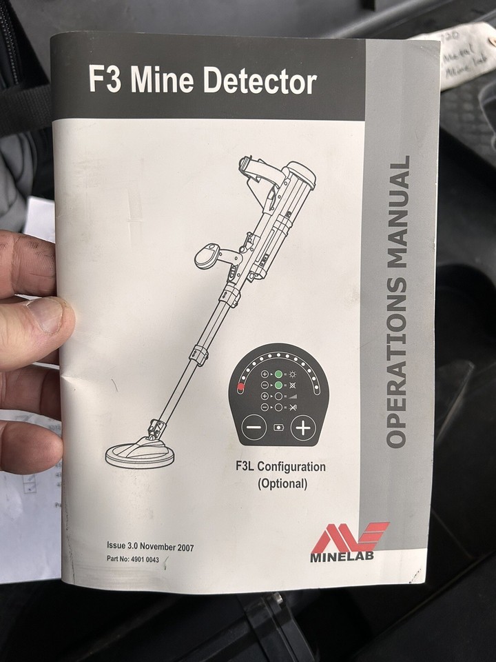 Minelab F3 Metal Detector | eBay
