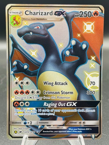 Pokemon Charizard GX SV49 Hidden Fates Ultra Rare Full Art Holo LP | eBay