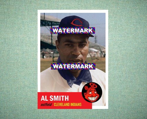 Al Smith Cleveland Indians 1953 Style Custom Baseball Art Card | eBay