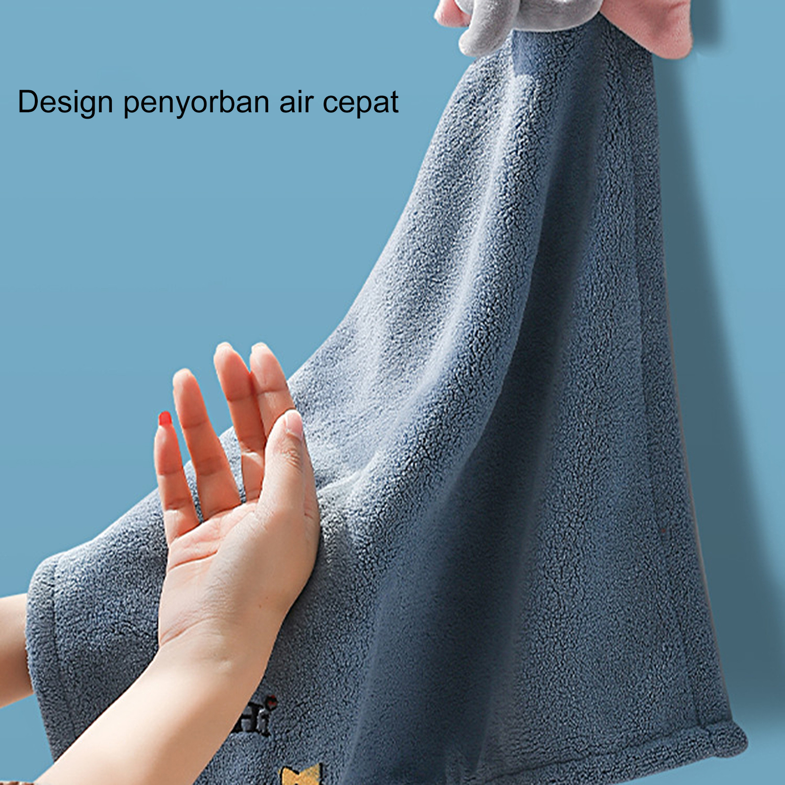 Cleaning Towel Thicken Cleaning Kids Kawaii Cartoon Embroidery Wipe ...