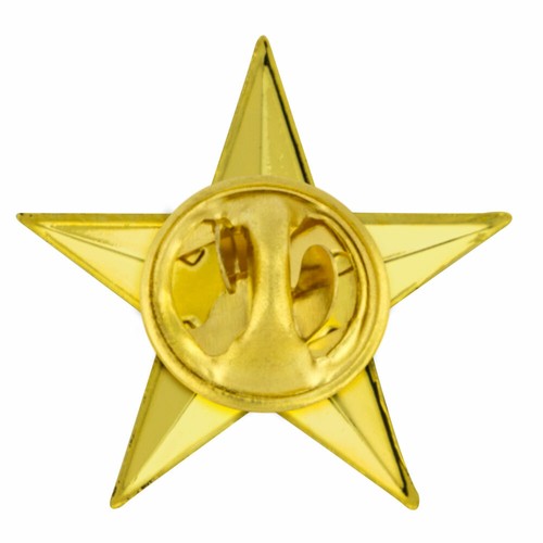PinMart's Military 3D 5 Point Gold Star Lapel Pin | eBay