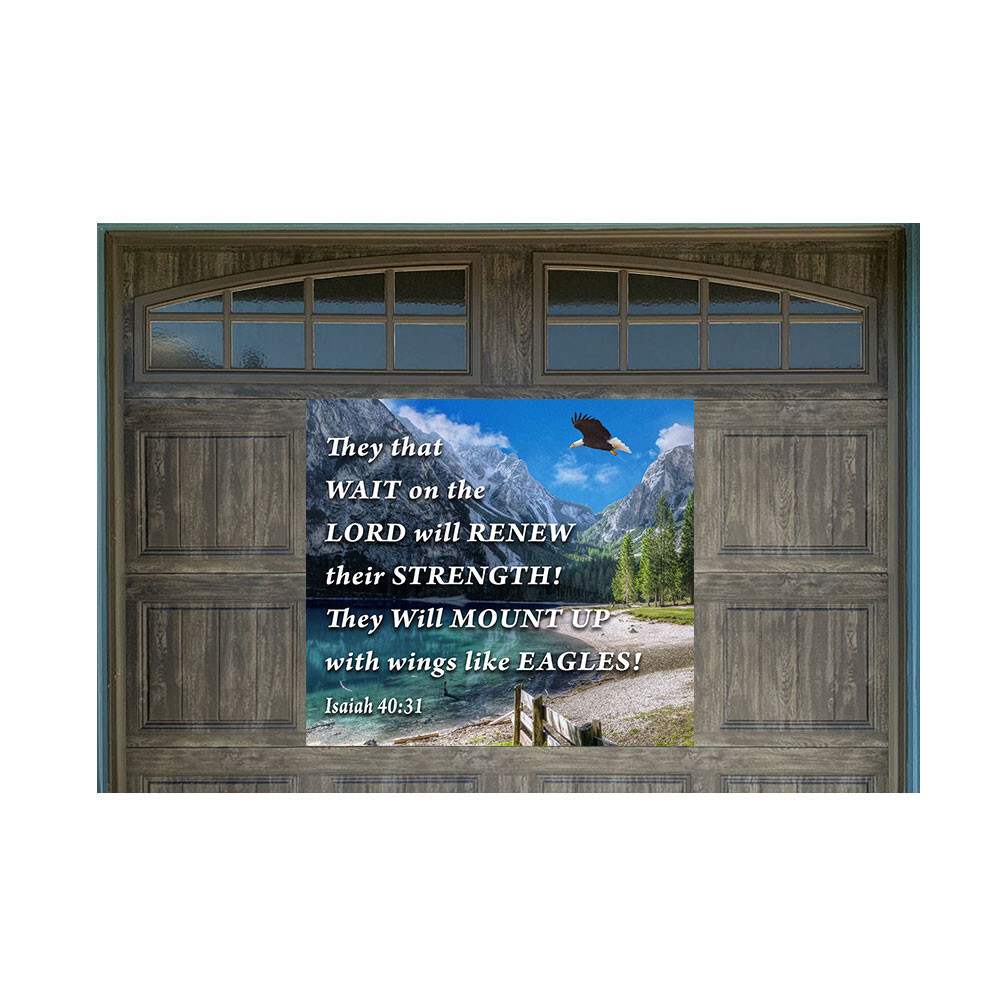 Vista Products Isaiah 40 "Mount Up with Wings as Eagles Magnetic 42" x ...