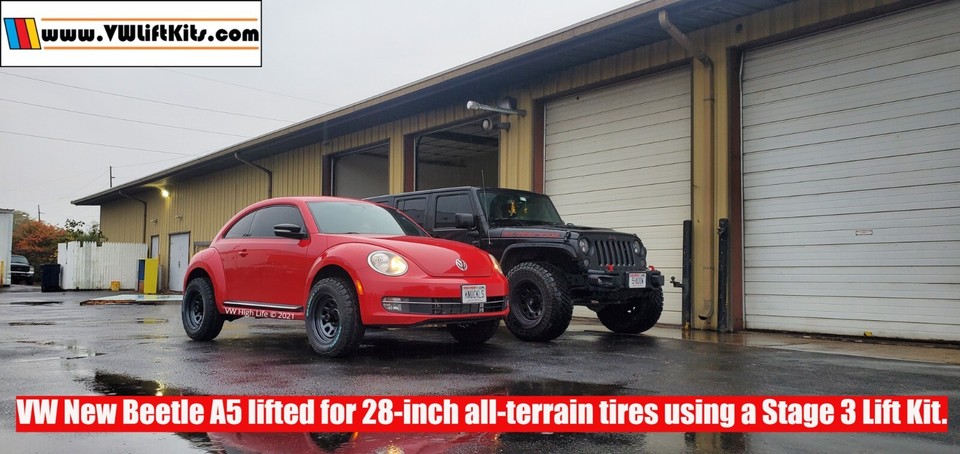 Lift Kit for VW New Beetle A5 2011-2019 Baja Dune Stage 3 Bilstein ...
