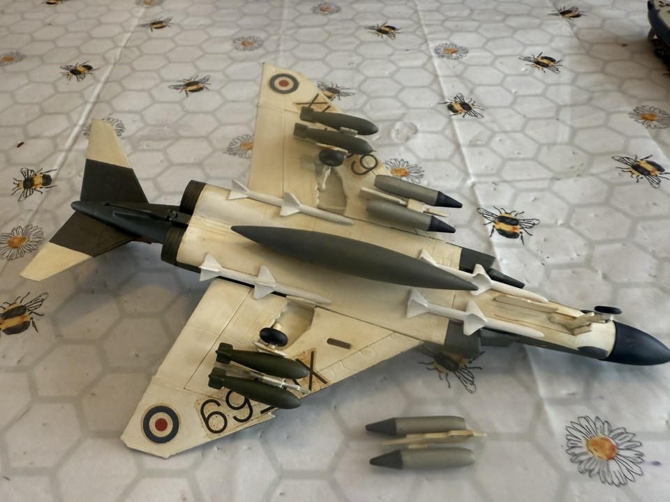 SCALE MODEL PLANE Military Built Aircraft Vintage Rare | eBay UK