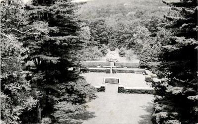 TANGLEWOOD, Lenox, Mass, Formal Garden, David Nilsson Photo. Postcard ...