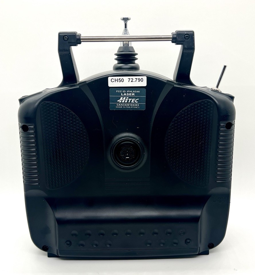 Hitec Laser 4FM RC Transmitter Radio Control System 4Channel Vintage ...