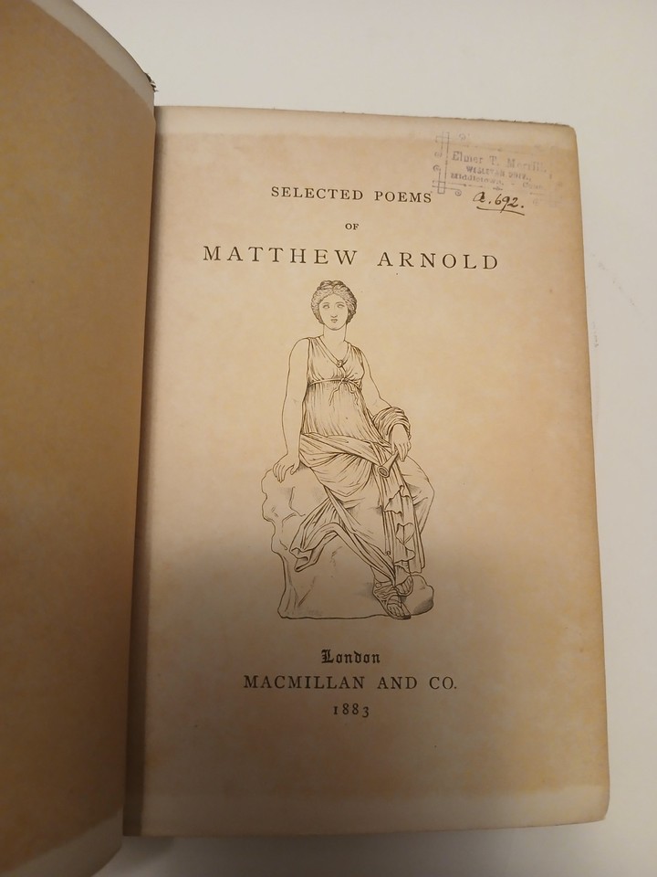 Selected Poems Of Matthew Arnold (1883) | eBay UK