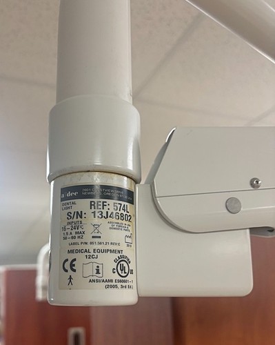 ADEC 574L LED Cabinet Mount Dental Examination Light w/Cure Mode ...