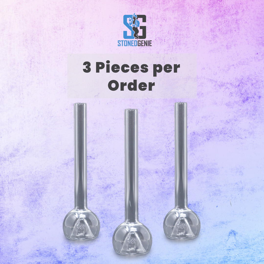 3" Glass Slide Hookah Water Pipe Stem W/ Bowl - 3 PC Set - Fast ...