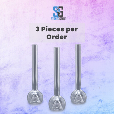 3" Glass Slide Hookah Water Pipe Stem W/ Bowl - 3 PC Set - Fast ...