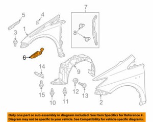 53825-47010 Toyota Protector, front fender, upper rh 5382547010, New ...
