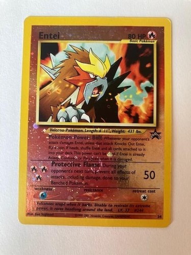ENTEI BLACK STAR PROMO #34 HOLO POKEMON UNPLAYED CARD NM | eBay