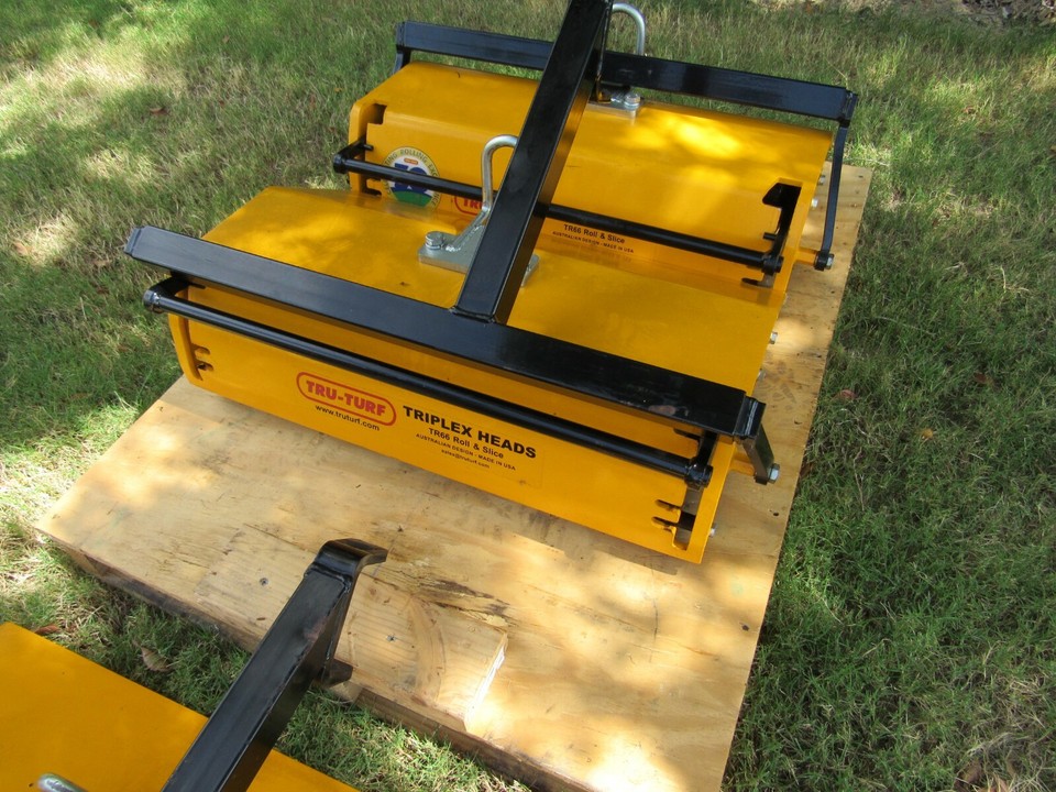 Tru-Turf Triplex Golf Greens Spiker & Roller Heads TR66 Fits Toro ...