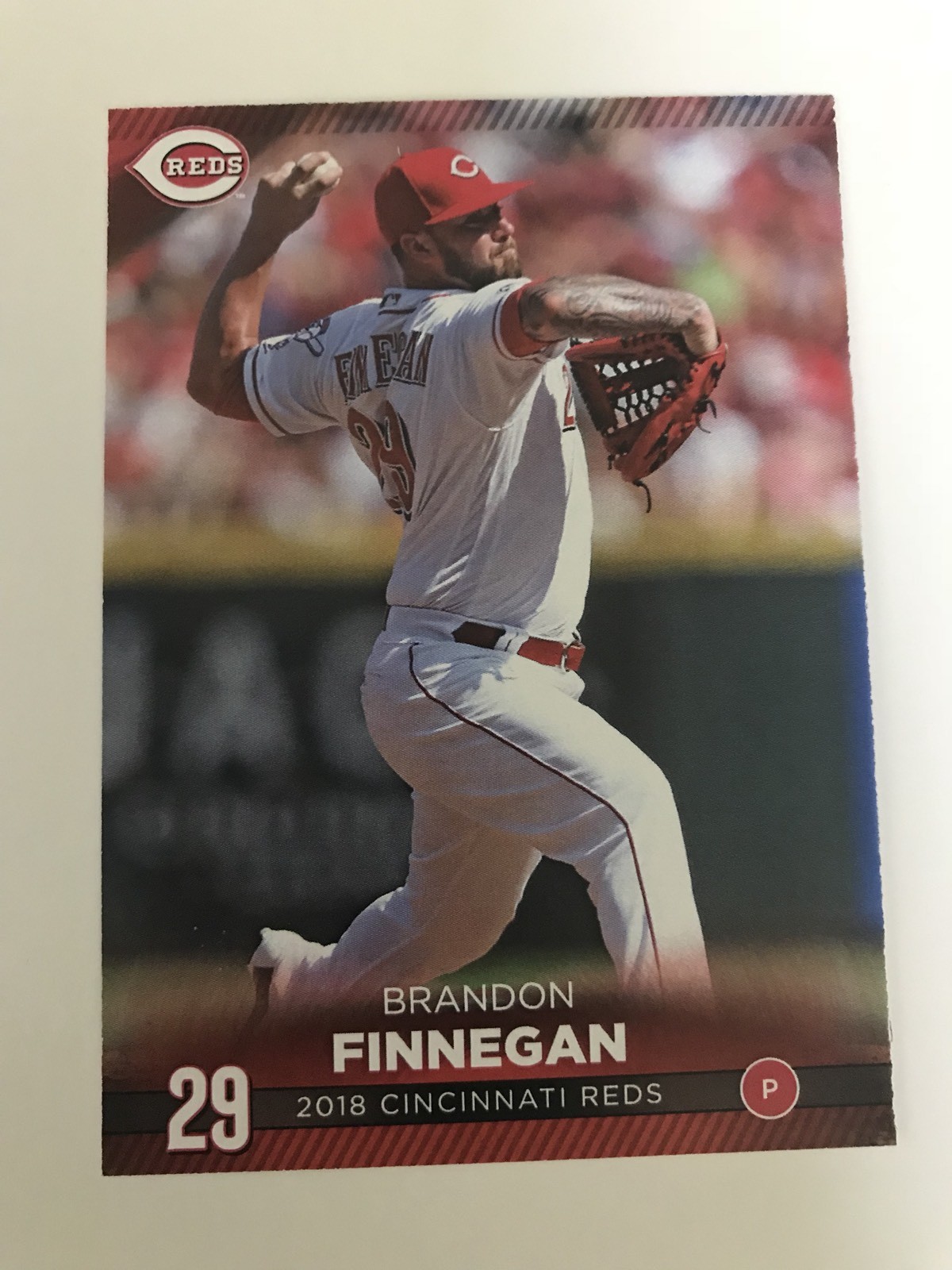 2018 Kahns Baseball Trading Card Cincinnati Reds Team Issued Brandon ...