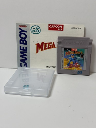Mega Man II 2 Nintendo Game Boy 1991 Authentic Gameboy TESTED w/ Case ...