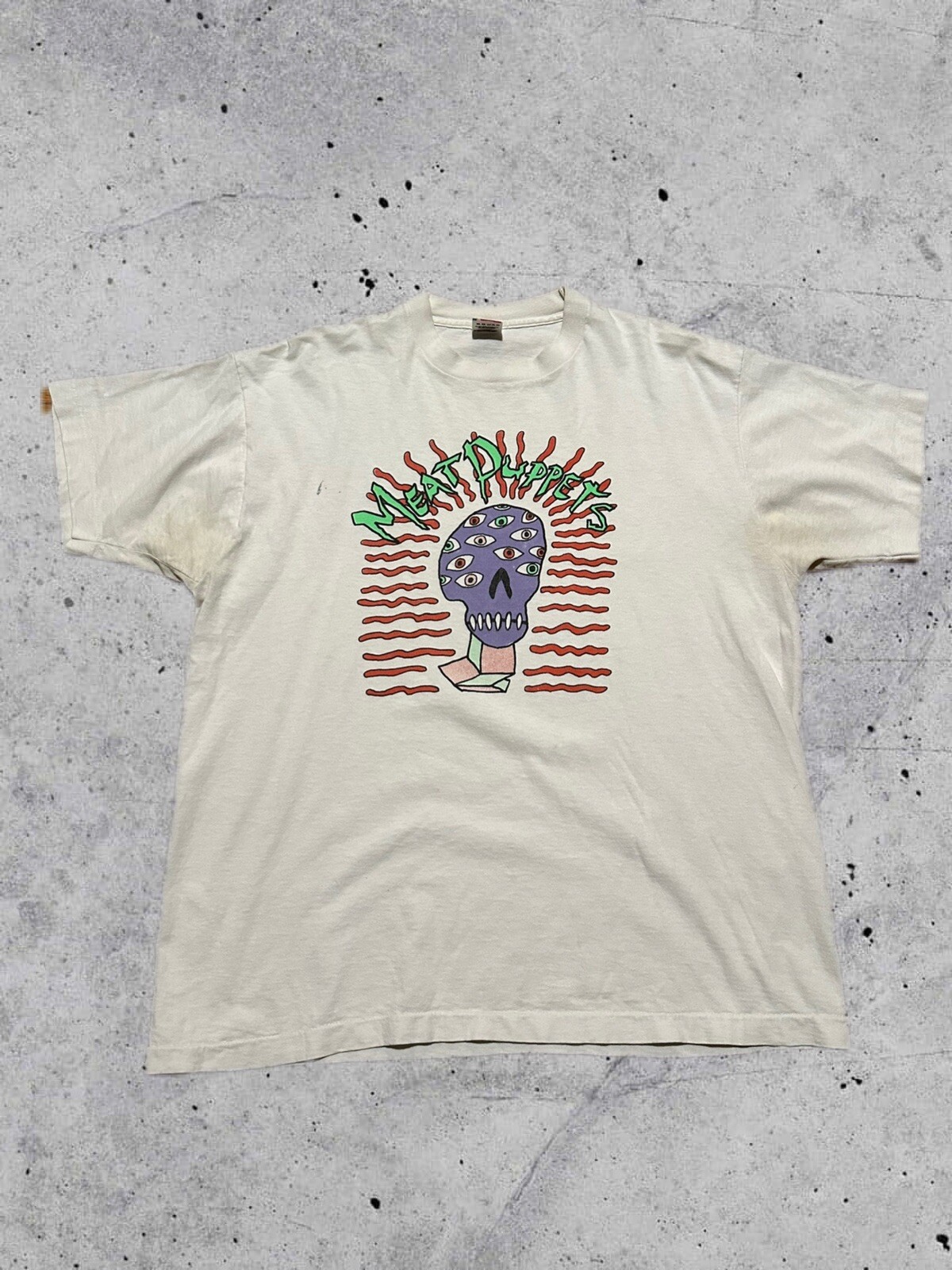 ORIGINAL 1989 Meat Puppets Monsters Band Shirt Pre Ni… - Gem