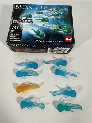 LEGO Bionicle Squid Ammo 8934 Green Blue Yellow With Box 673419090674| eBay