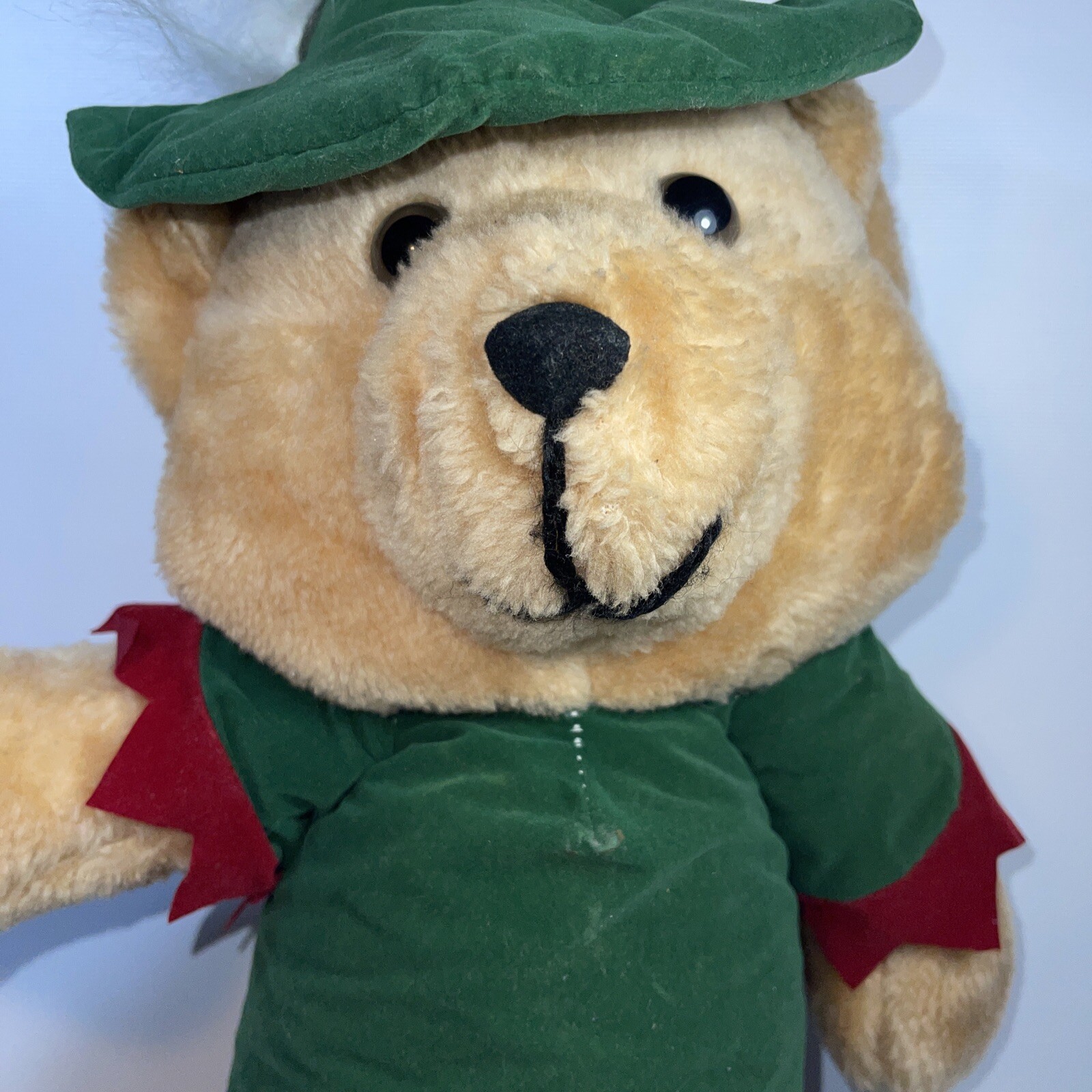 RARE HTF 1991 Ace Novelty Co. Inc Teddy Bear Robin Hood Stuffed Toy 19 ...