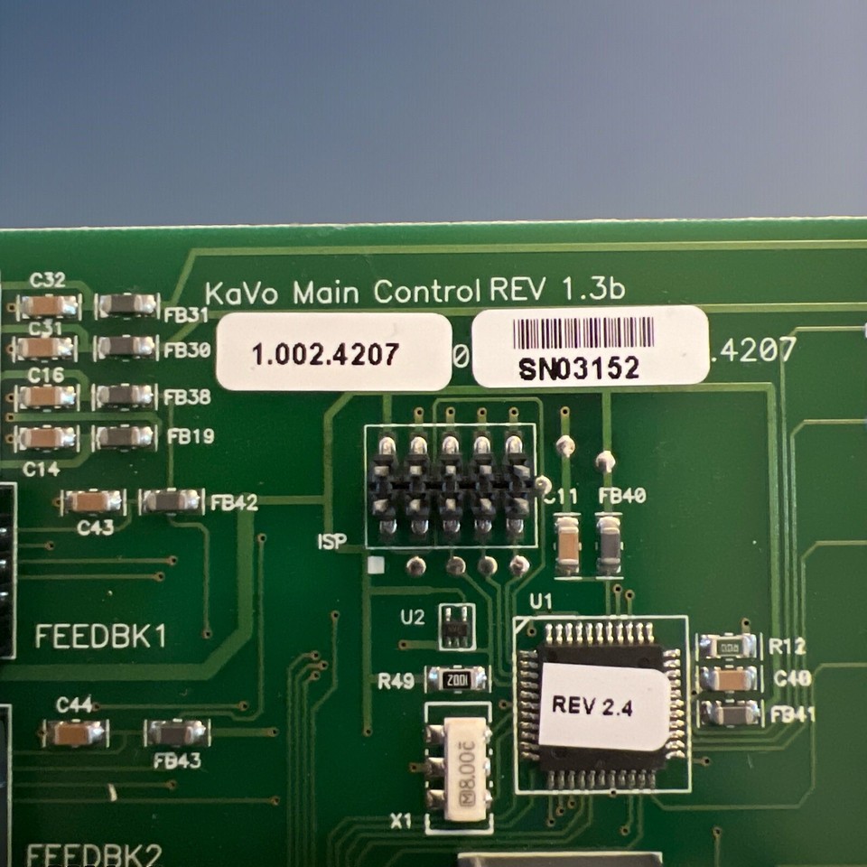 Kavo Environment Dental Chair Control Board 1.002.4207 | eBay