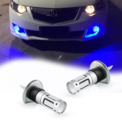 2PCS Extreme Bright Blue H1 30-SMD Car LED Fog Light DRL Driving Light ...