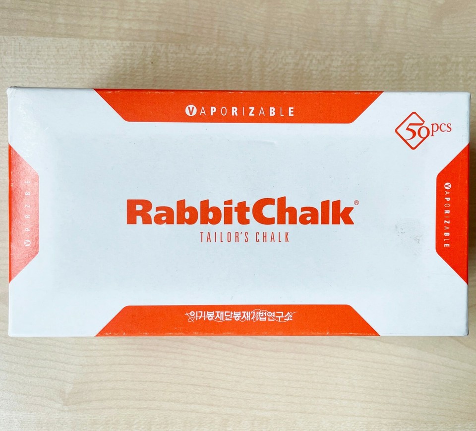 x 50pcs Chalks Rabbit Brand Premium Disappearing Tailor's Rabbit Chalk ...