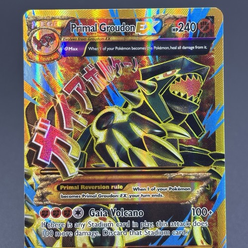 Primal Groudon Ex 97/98 XY Ancient Origins Full Art Holo Rare Pokemon ...