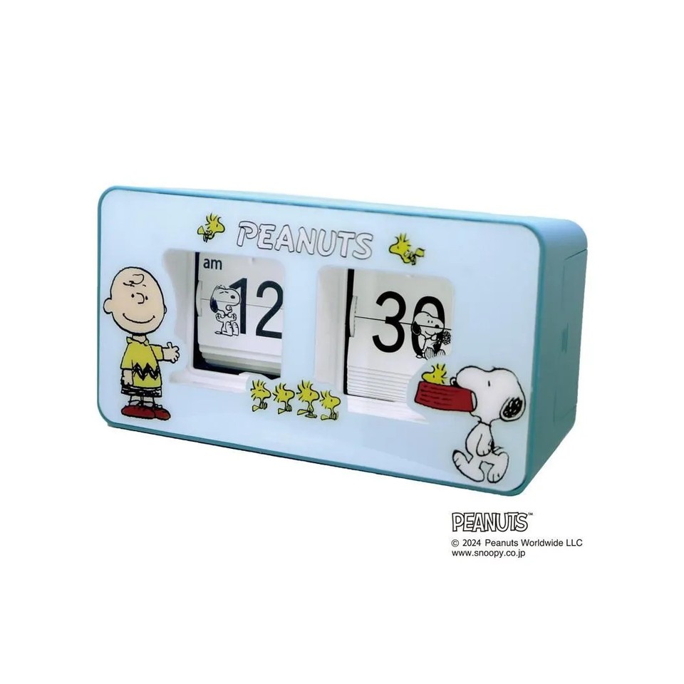 Snoopy Table Clock, Snoopy Flip Clock, LBL Peanuts Fieldwork Flip Clock ...