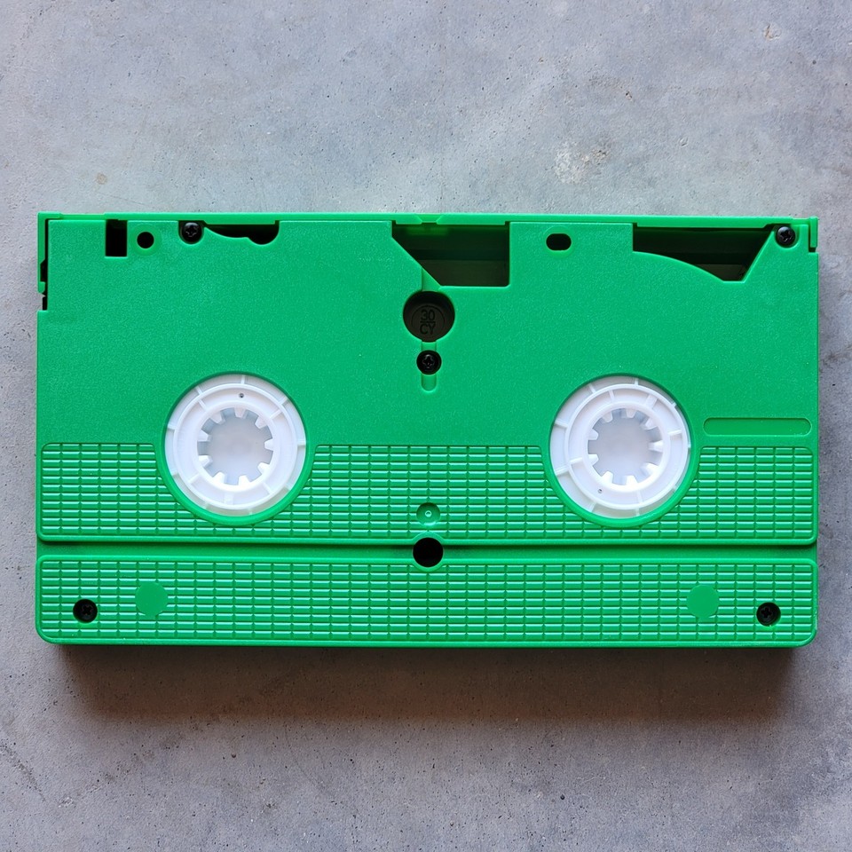 Blank Tape VT-160 VHS Video tapes Open Box Green Color | eBay