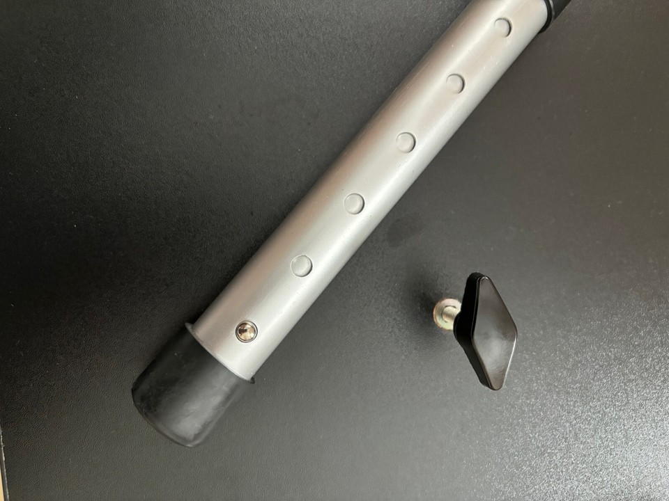 Stand Steady Standing Desk / Table Stand, Black, Silver Adjustable ...