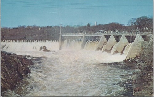 Postcard - North Channel Dam Central Maine Power Co Skowhegan Unposted ...