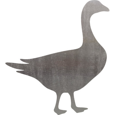 Goose 1 Steel Cut Out Metal Art Decoration | eBay
