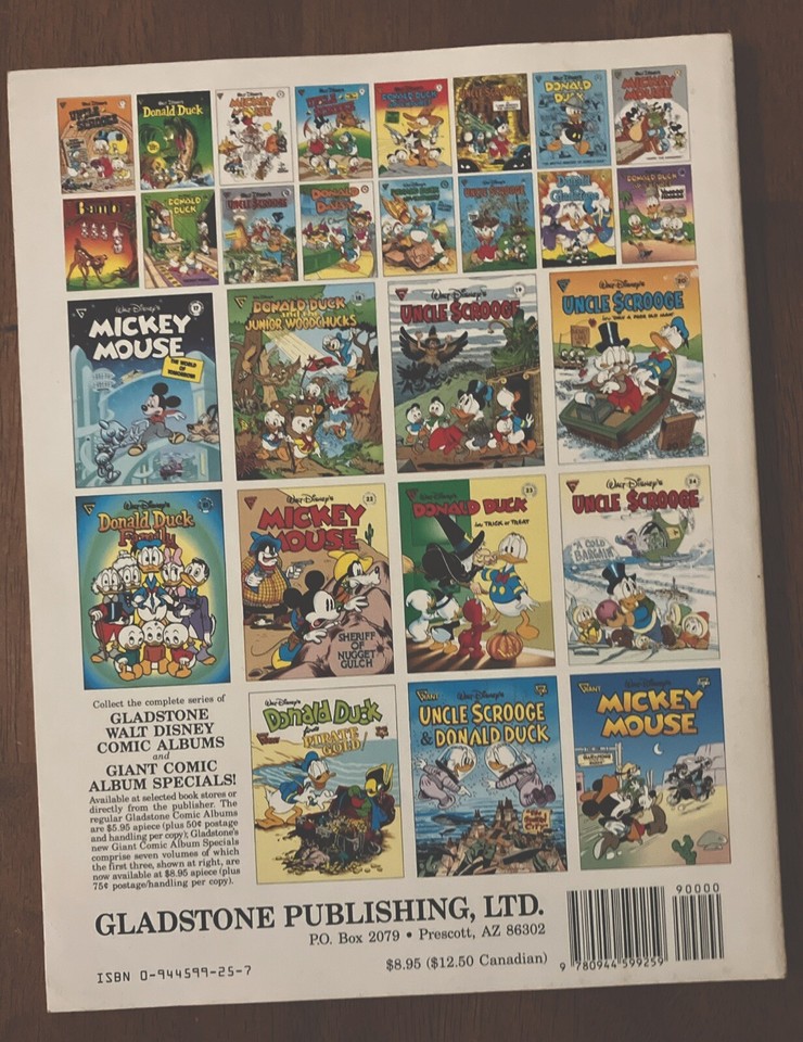 GLADSTONE GIANT COMIC ALBUM SPECIAL #3 MICKEY MOUSE 9780944599259| eBay