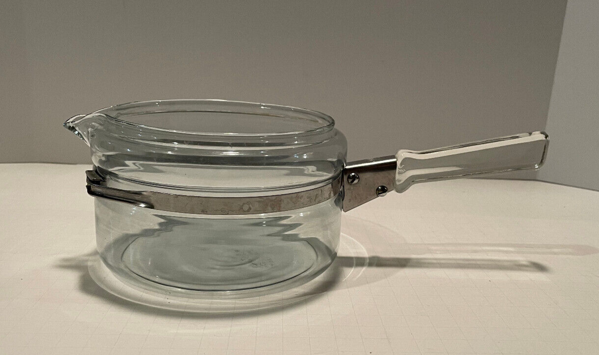 Pyrex Glass Flameware 6322-B Saucepan with Spout (1 Qt) | eBay