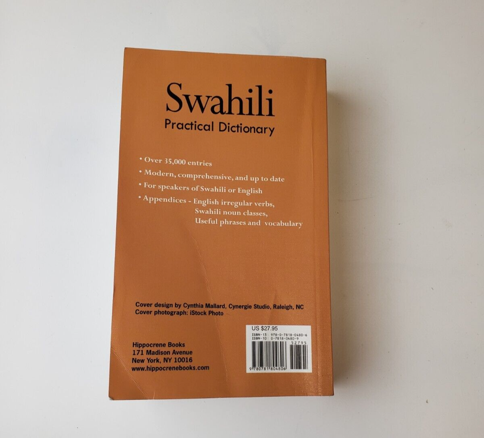 Swahili Practical Dictionary : Swahili-English/English-Swahili ...