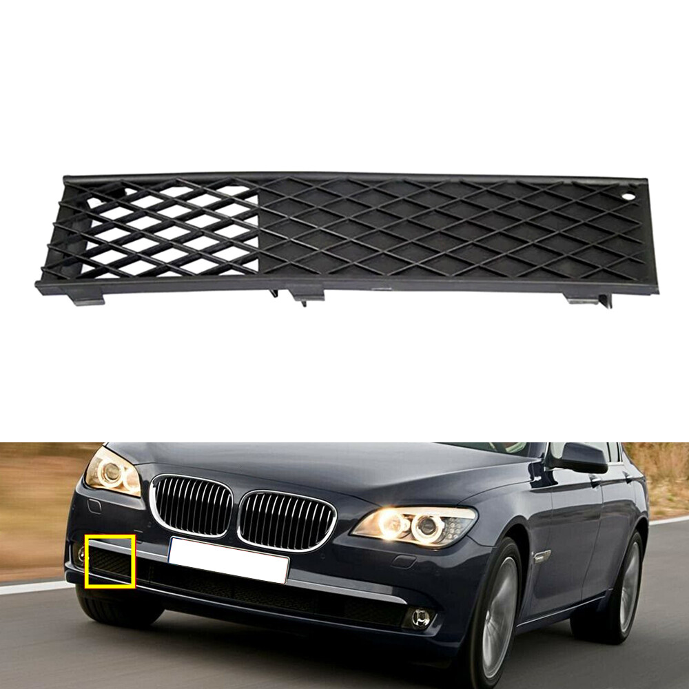 Front Bumper Right Lower Grille Black for BMW 7-Series F01 2007-2012 ...