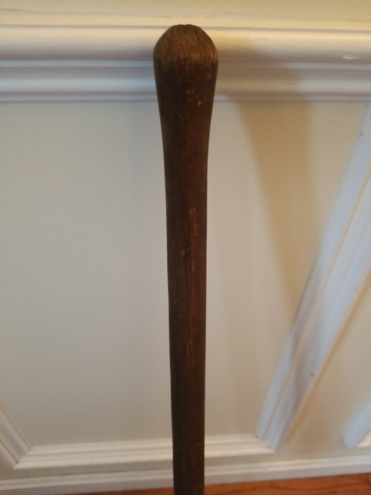 Vintage Weed Grass Trimmer Sling Blade Wood Handle Rustic Sickle Wacker ...