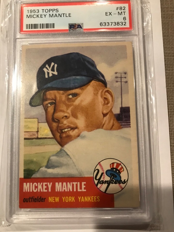 1953 Topps Mickey Mantle PSA 6++++ | eBay