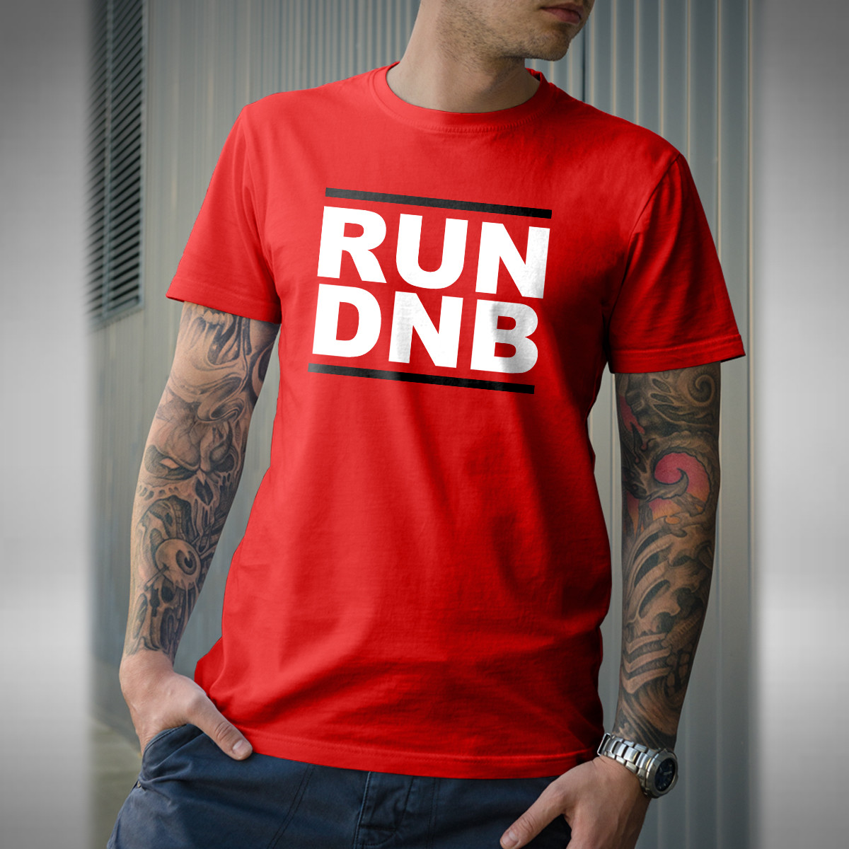 RUN DNB T-Shirt Jungle Drum & Bass Dance Music Lover Old Skool Small to ...